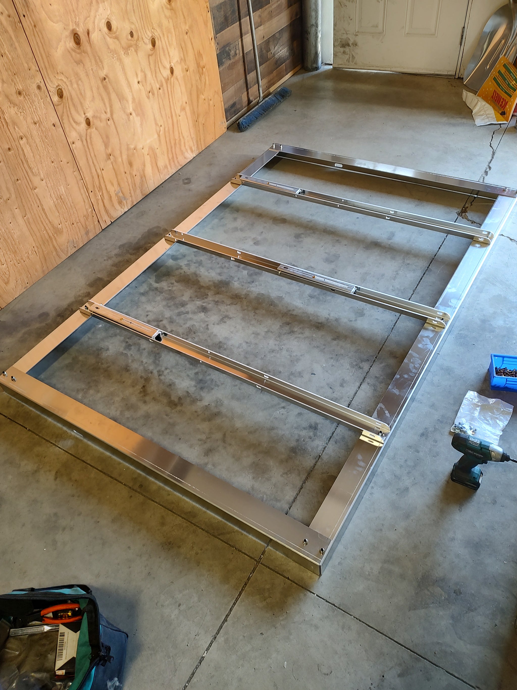 IMPROVED! Adjustable Size Wall Bed Frame Kit - FREE SHIPPING ...